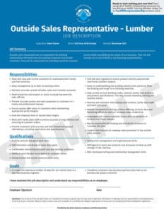 Job Description Templates – NHPA | North American Hardware and Paint ...